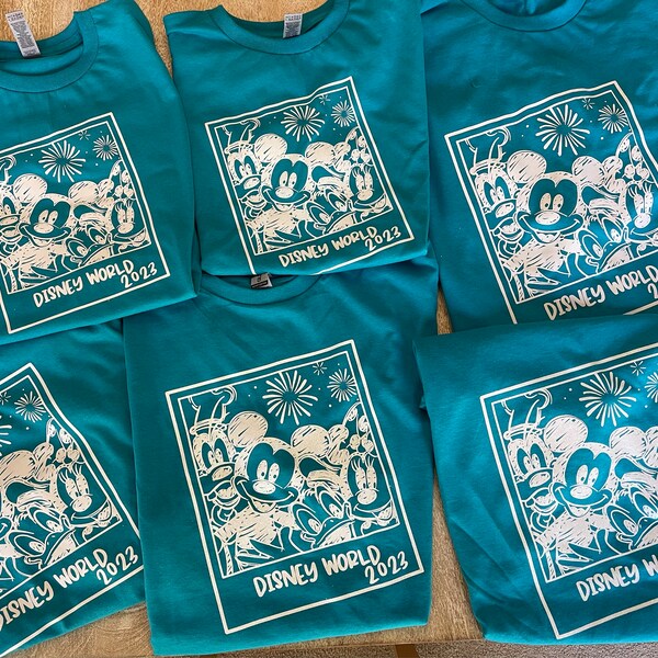 Mickey Mouse Gang Polaroid SVG Disneyworld PNG Dxf Classic Mickey ...