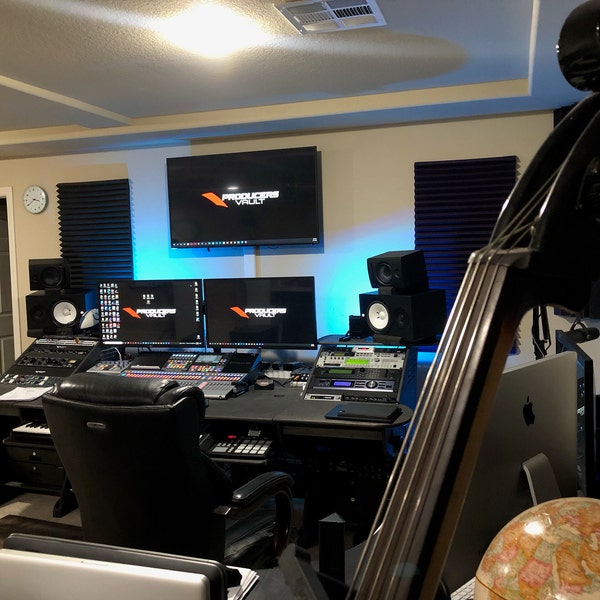 12U Recording Workstation UNFINISHED MDF/ Unfinished/diy/ Recording ...