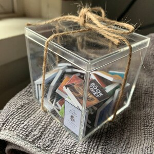 CUSTOM MINI BOOK Box: Mini Book Cube, Book Gift, Book Trinket, Keepsake ...