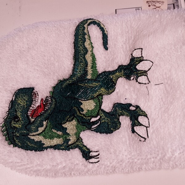 T-rex Machine Embroidery Design - Dinosaur Embroidery Files - 7 Sizes ...
