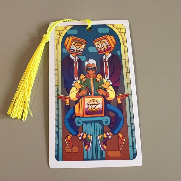 Intuitively Chosen Tarot and Oracle Card Bookmark | Bookish Reader Gift ...