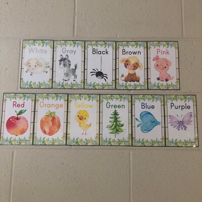 Printable, Farm Theme Alphabet Wall Posters, Classroom Decor, Farm ...