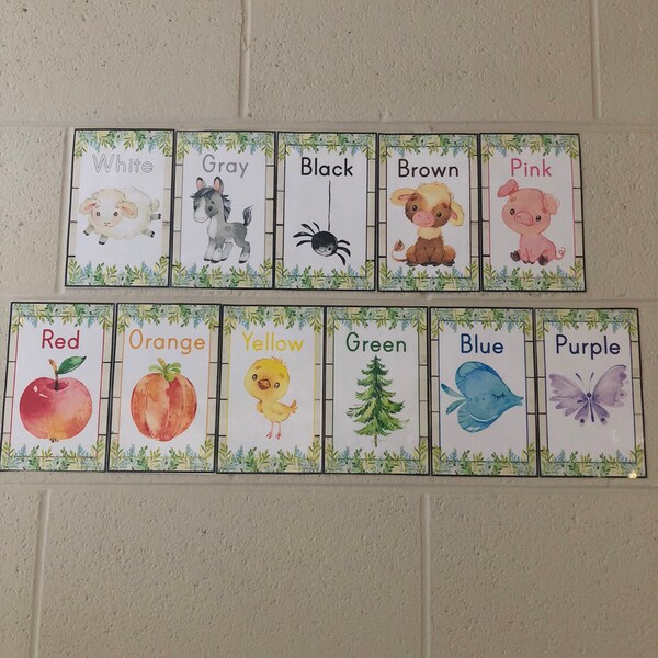 Printable, Woodland Theme Alphabet Wall Posters, Classroom Decor ...