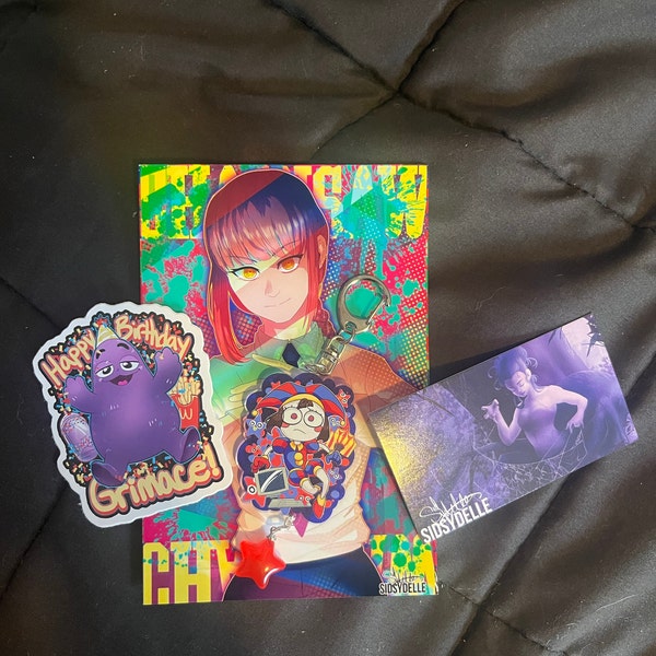 Amazing Digital Circus ADC Fan-made Key Chains Acrylic Charms Keychain ...