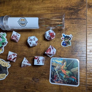 Crystal Caves Geode Dice Set - Etsy