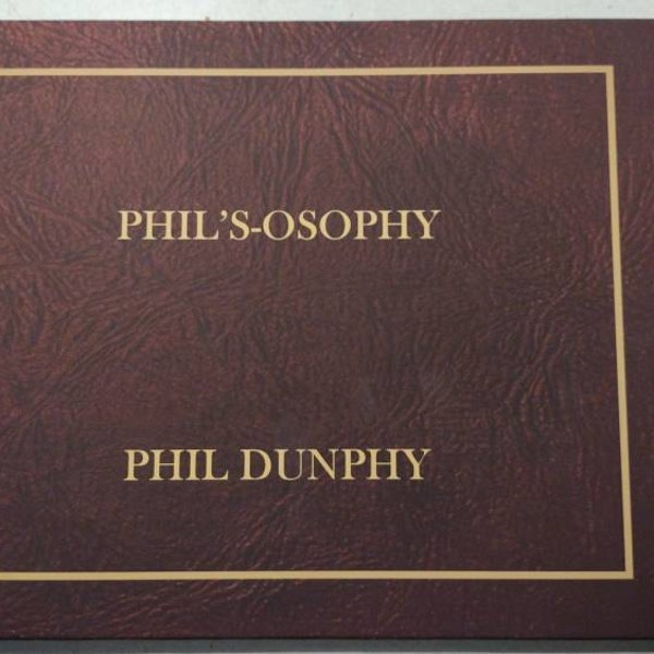 Phil's-osophy Book: Modern Family Fan Gift - Etsy UK
