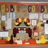 Happy Turkey Day - Fall - Thanksgiving - Bulletin Board Kit - Etsy