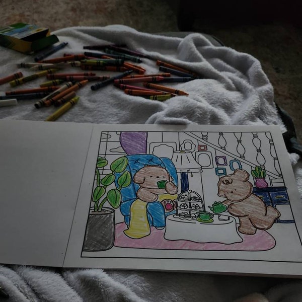 Coloring Book Vol.2 | Heavy Weight Cardstock - Etsy