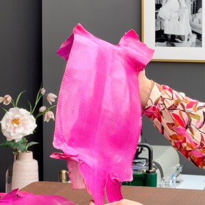 Bordeaux Burgundy Red ITALIAN Glossy Patent Lack Leather Calf Cow Hide ...