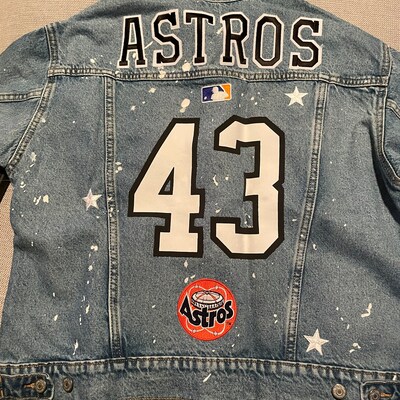 Custom Jean Jacket Custom Vinyl Logo Jacket Large Logo Sports Jacket ...