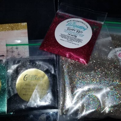 Holographic Champagne Gold Glitter Cosmetic Grade .008 Ultrafine ...