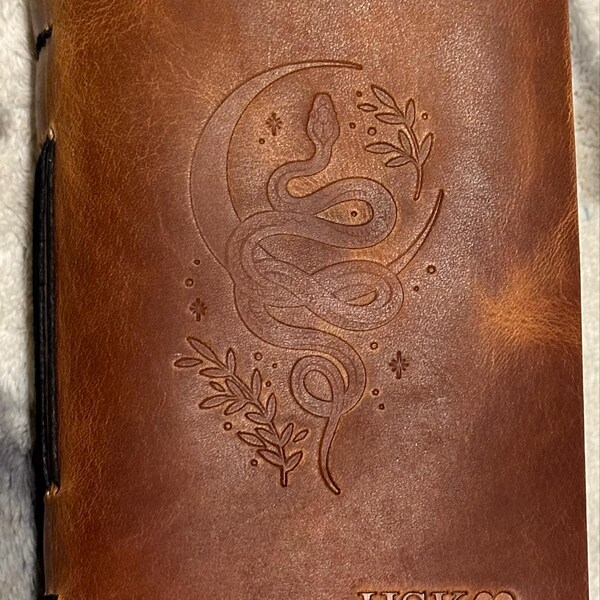 Personalized Leather Music Journal | Musicians Stave Notebook / Song ...
