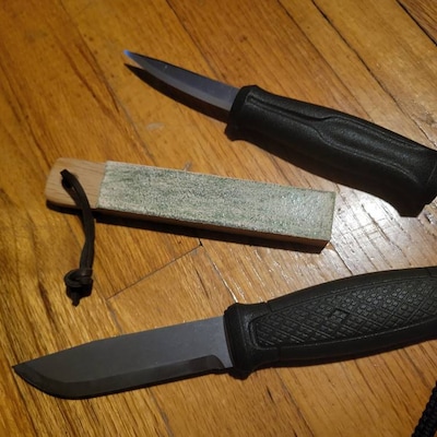 Field Strop With Lanyard Hole Oak 6x1, Razor, Knife, Tool Sharpener. - Etsy