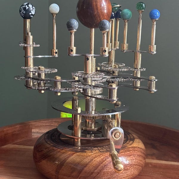 Orrery Luxury Home Décor Solar System Model 8" Gift for Husband ...