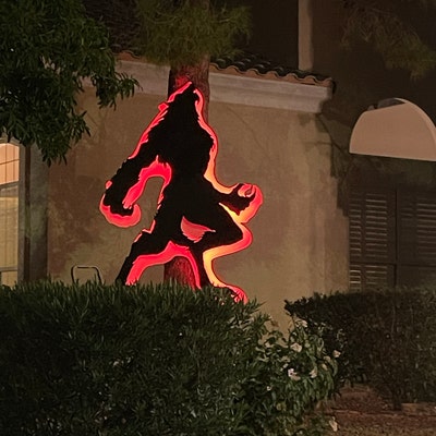 8ft Werewolf Template When Made. Printable Trace and Cut Halloween ...