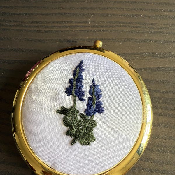 Bluebonnet Embroidery Template Texas Embroidery, Digital Download - Etsy