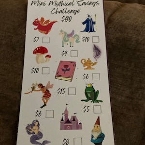 Fishing for Savings Challenge for A6 Envelopes Cash - Etsy