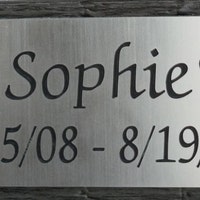 Custom Engraved 3x5 Office Sign Copper Finish Name Plate Personalized ...