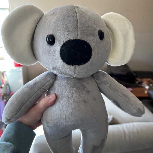 Koala Bear Stuffed Animal, Koala Sewing Pattern, Plush Animal Pattern ...
