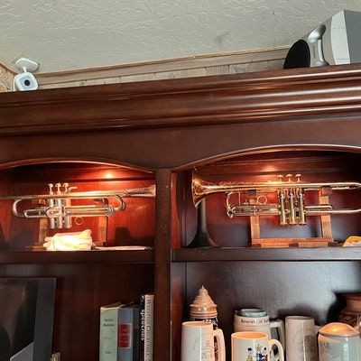 Horizontal Trumpet Display Stand - Etsy