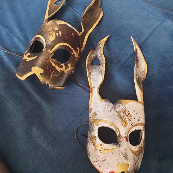 Cheshire Cat Half-face Leather Costume Mask Made to Order Cosplay ...