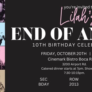 Custom Taylor Eras Theme Cocktail Menu. Personalized Bridal Shower Menu ...