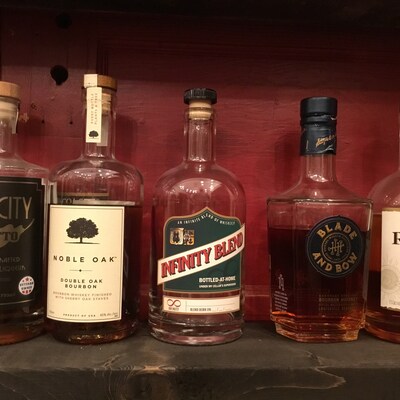 Infinity Bourbon Label Blend Whiskey Bottle Label Old Fitzgerald ...