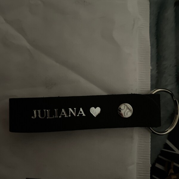 Personalized Leather Keychain | Rivet Closure With Keyring ...