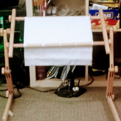 Needlework Table and Lap Hands-free Stand With Adjustable Frame Made of ...