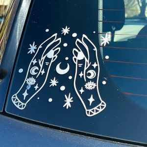 Wildflower Decal, Boho Car Decal, Flower Car Decal, Plant Lover Decal ...