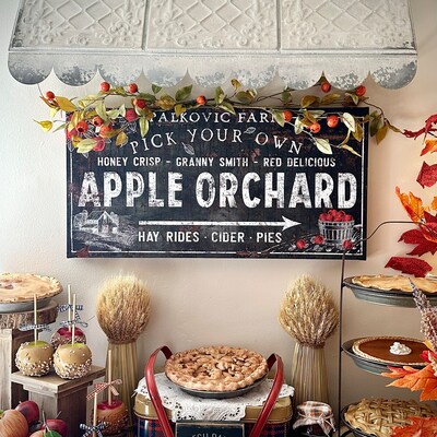 Faux Apple Pie, Fake Apple Pie, Fake Pie Display, Apple Decor, Apple ...