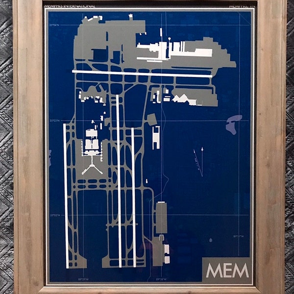 Portland International Jetport Art Print, PWM Airport Map Poster ...