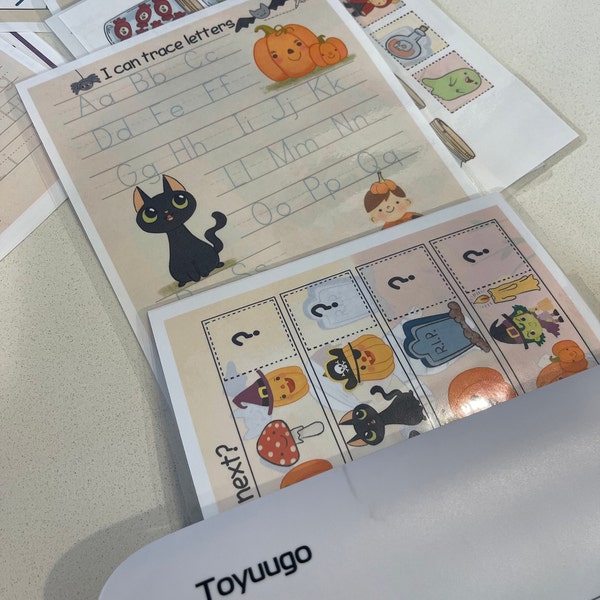 Halloween Busy Book Printable Toddler Learning Book Halloween ...