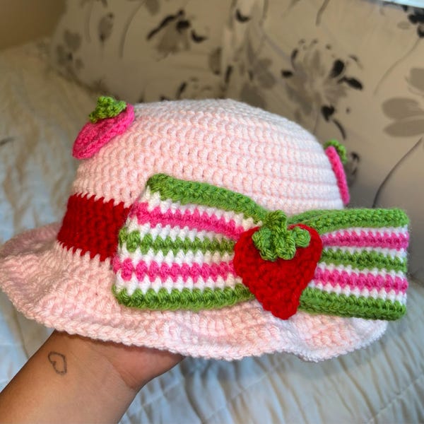 Pattern//crochet Strawberry Shortcake Hat//pattern - Etsy