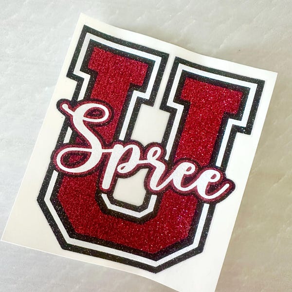 Glitter BIG Varsity Letter Name Stickers & Magnets - Varsity Junior ...