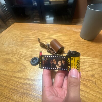 Personalized Camera Film Roll Keychain With Photo Custom Film Roll ...