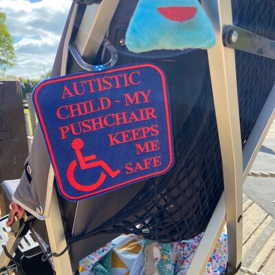 Treat as Wheelchair Sign, Disabled Buggy Tag, Wheelchair Pram Clip ...