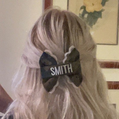 Personalized Army ACU Nametape Bow Army Bow Deployment - Etsy