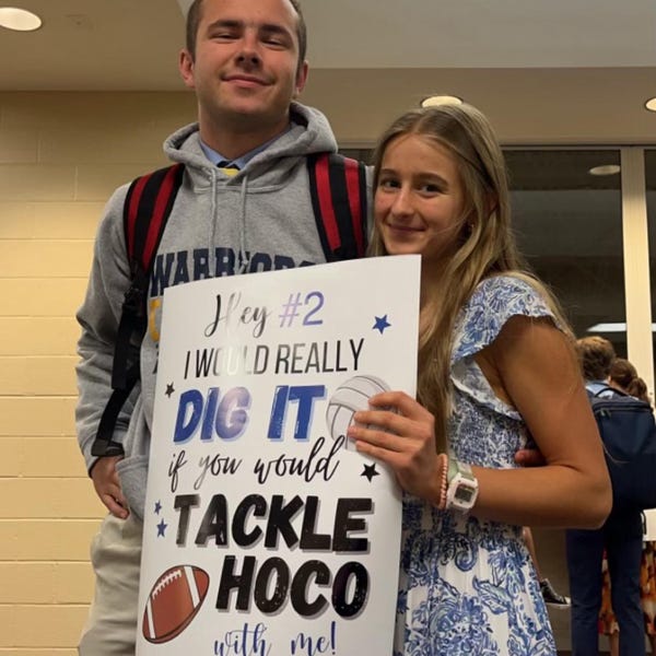 Printable HOCO Cookie Proposal Sign | Homecoming I'll Crumble If You ...