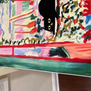 Monet Garden Cat Print, Claude Monet Cat Poster, Cat Art, Animal Poster ...