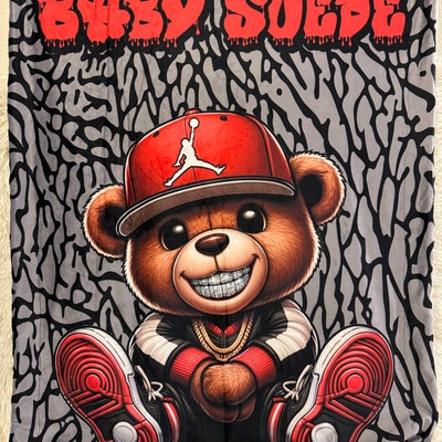 Hip Hop Teddy Bear Graffiti Cartoon Dready Bear Digital Download PNG ...