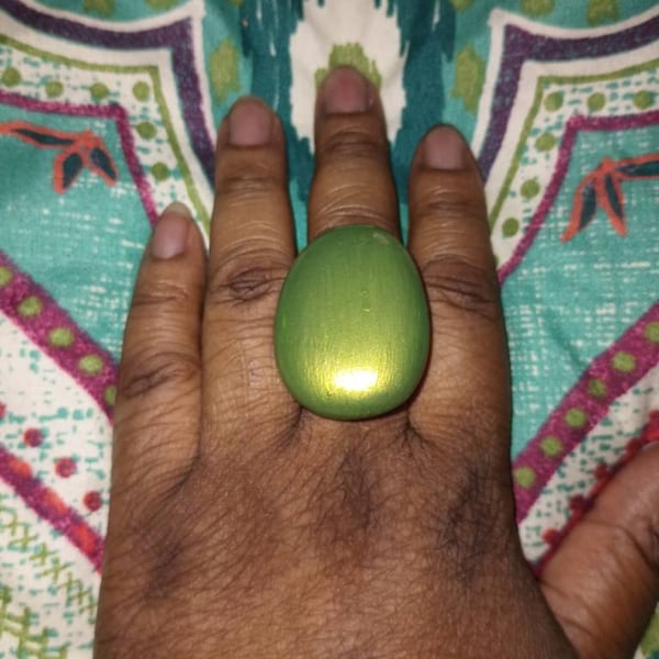 Iridescent Cool Rings, Colored Glass Rings, Quirky & Affordable Rings ...