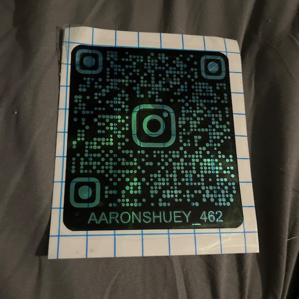 Business QR Code Sticker Facebook Qr Code Instagram Qr Code Etsy Qr ...