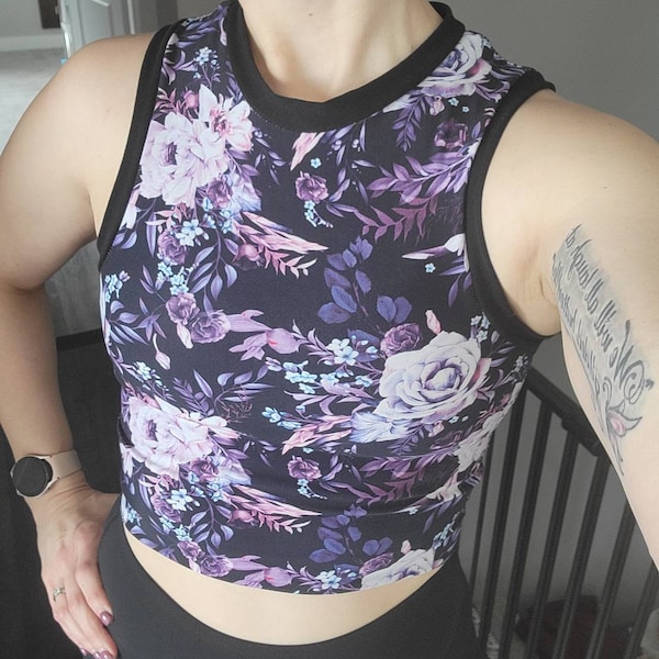 Crop Tank Top Sewing Pattern | XS-XL | Instant Download | Easy Digital ...