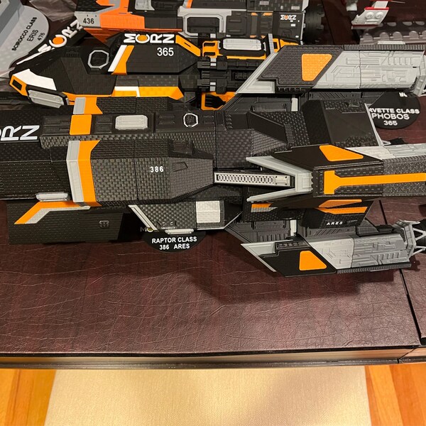 22 Inch Scirocco Class Heavy Cruiser - High Detail, Fully Colored and ...