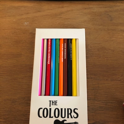 Superhero Colors Colored Pencil Set for Fans of Comics Set of 12 ...