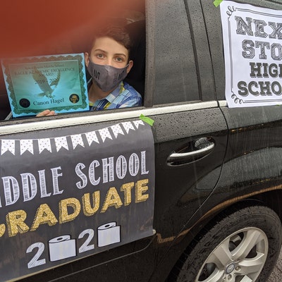 Next Stop High School 8th Grade 9th Grade Senior Freshman Chalkboard ...