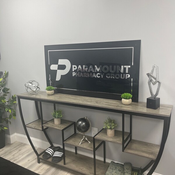 Rectangular Sign, Acrylic Logo Sign, Frosted Acrylic Sign, Custom ...