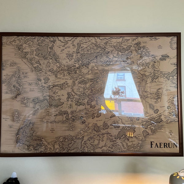 Map of Eora: Pillars of Eternity - Etsy