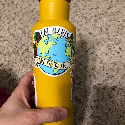 Earth Day Vegan Activism Stickereat Plants - Etsy